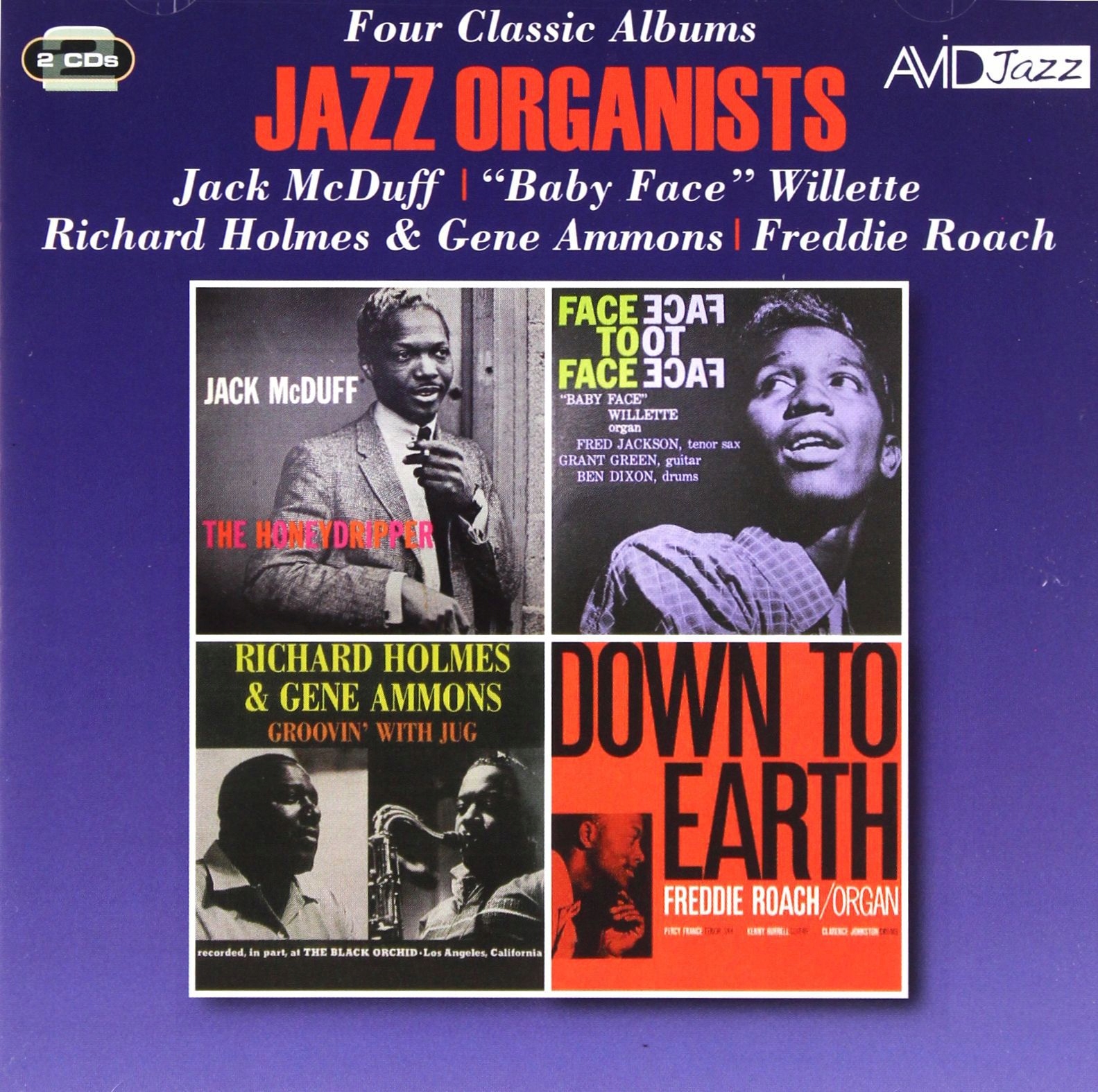 JACK MCDUFF+BABY FACE WILLETTE+RICHARD HOLMES+GENE AMMONS+FREDDIE ROACH ...