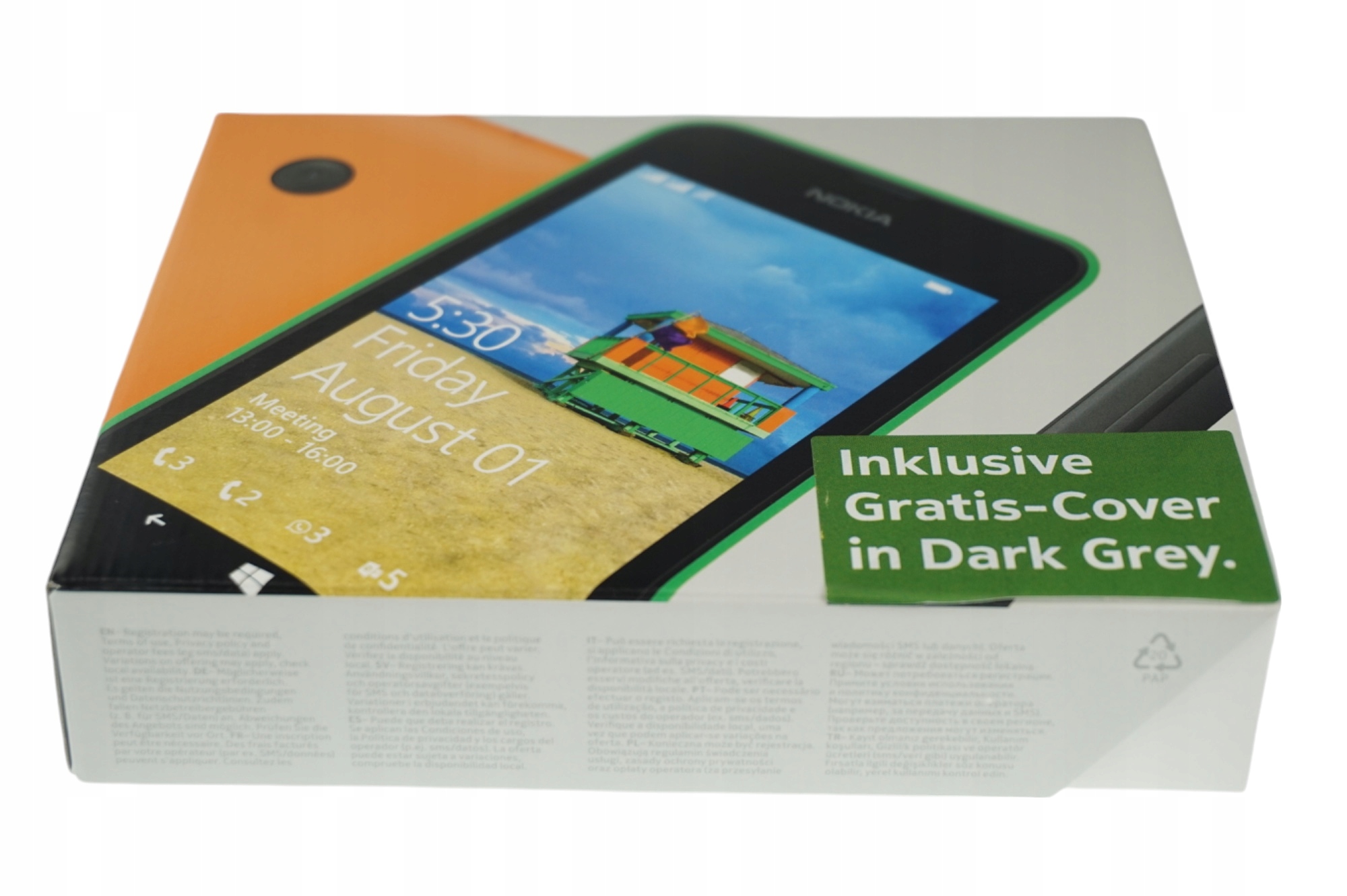 100% NOWY ORYGINALNY MICROSOFT LUMIA 530 RM-1019 DUAL SIM KOMPLET ...