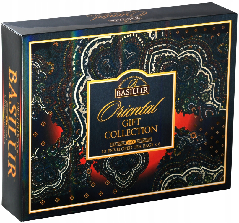 Zestaw herbat Basilur Oriental Collection 6 rodzajów 60 saszetek 110 g ...