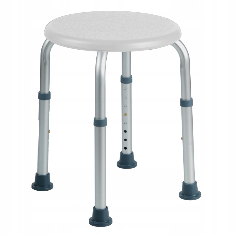 Taboret PRYSZNICOWY pod PRYSZNIC OKRĄGŁY aluminiowy LEKKI PVC CameronRF ...