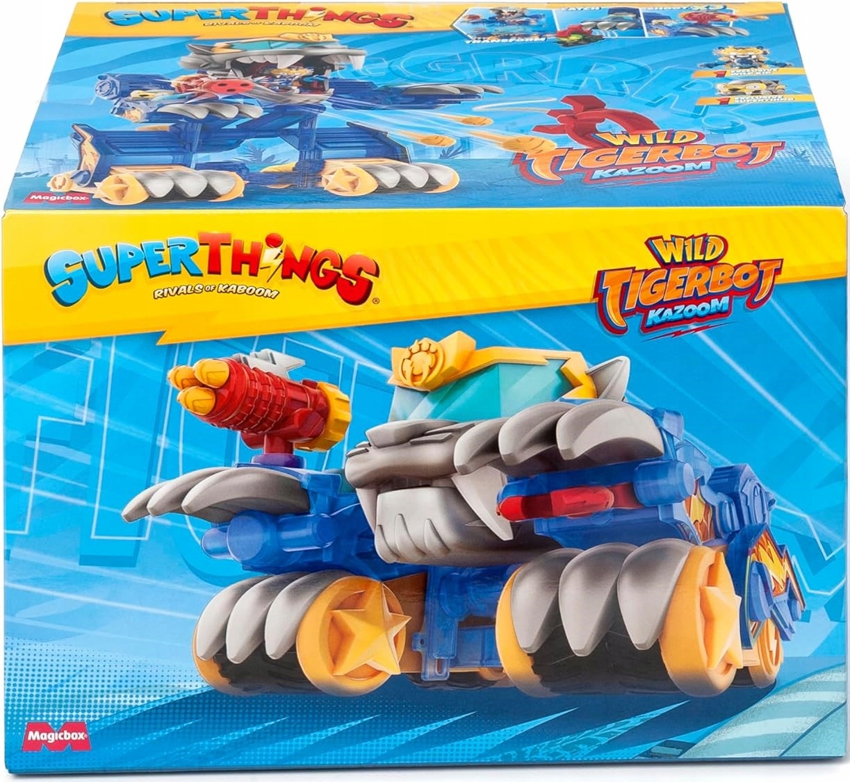 Zestaw Magicbox SuperThings Wild Tigerbot Kazoom (08431618029381) • Cena, Opinie • Figurki ...