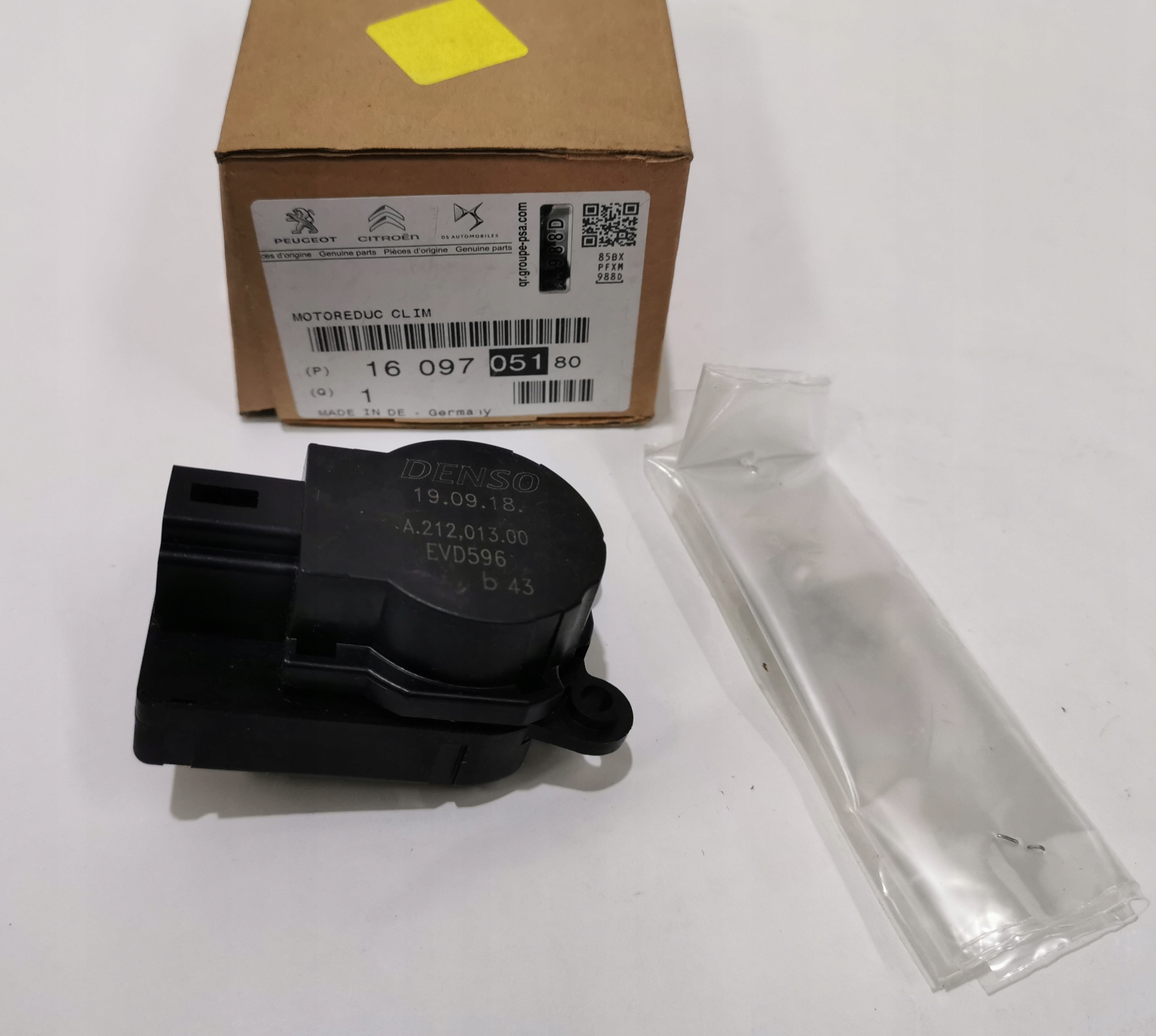 1609705180 1609705180 - ДВИГАТЕЛЬ РЕГУЛИРОВКИ ВЕНТИЛЯЦИОННЫХ КЛАПАНОВ ...