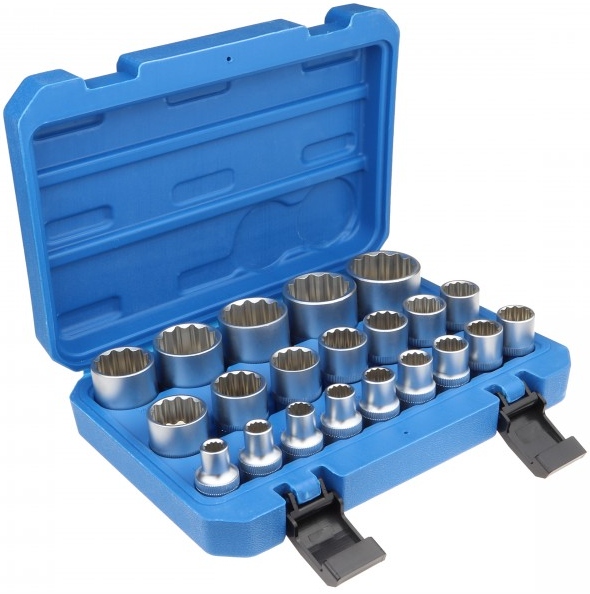 KLUCZE NASADOWE ZESTAW SPLINE 12 KĄTNE 1/2 CR 21el 5907580111551 za 186.00PLN z Lublin - Allegro ...