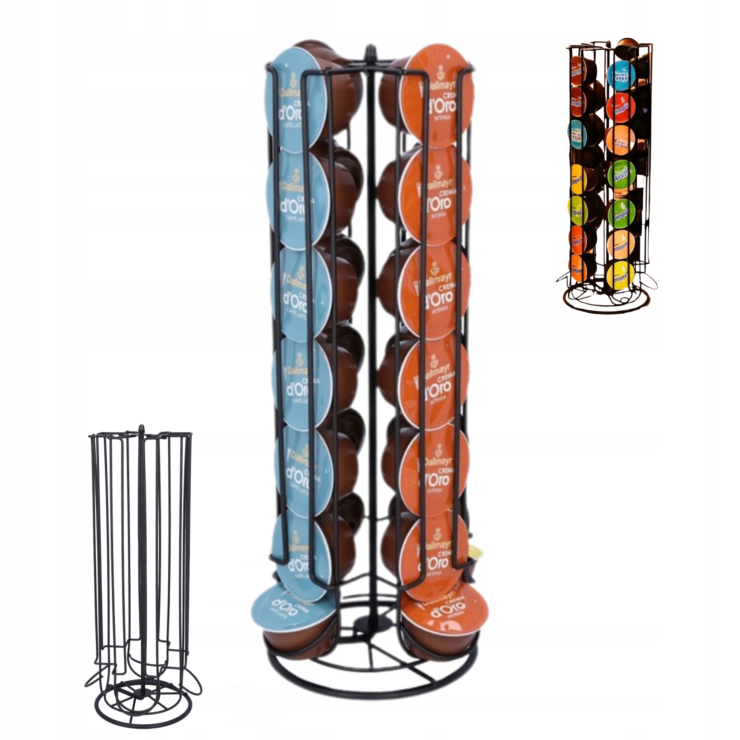 STOJAK NA KAPSULKI dolce gusto obrotowy organizer kapsułki kawy 28 szt ...