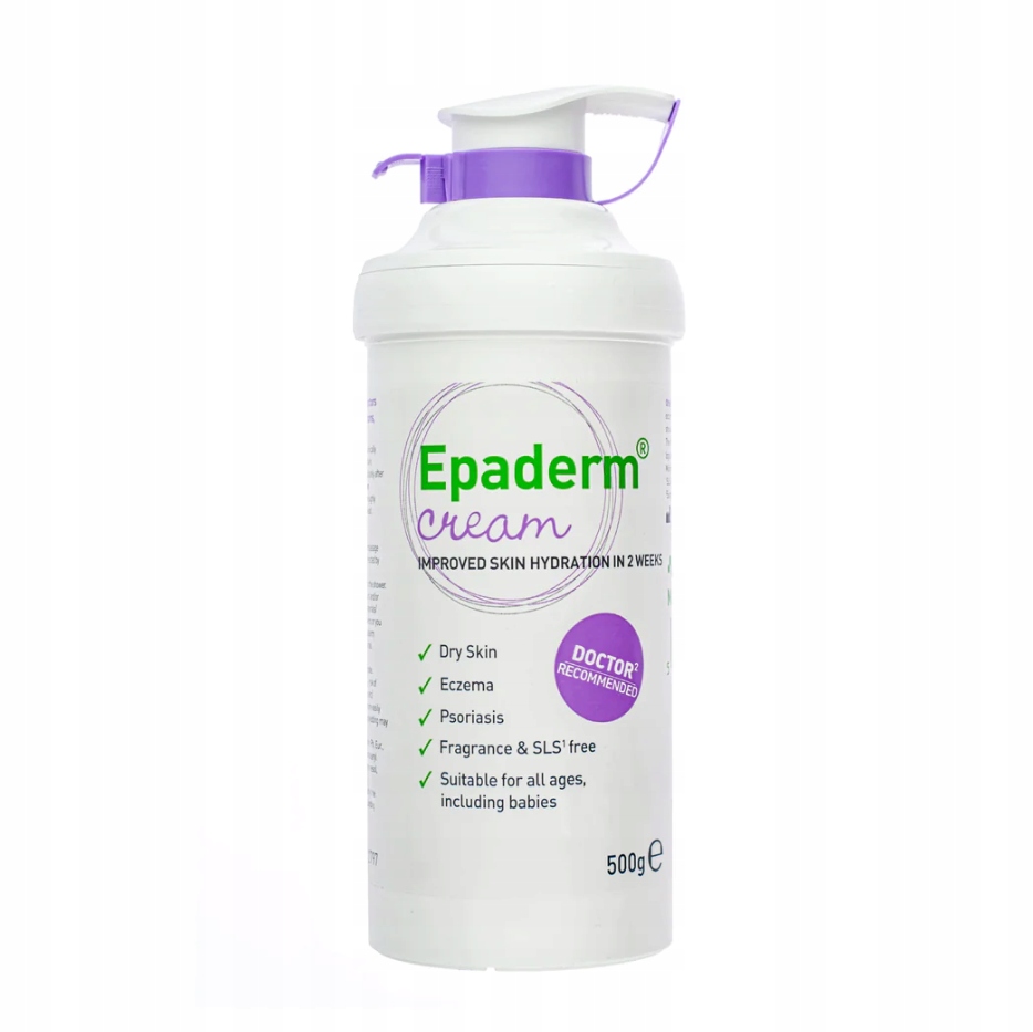 EPADERM CREAM krem 2w1 sucha skóra łuszczyca egzema 500g 14648052043 ...