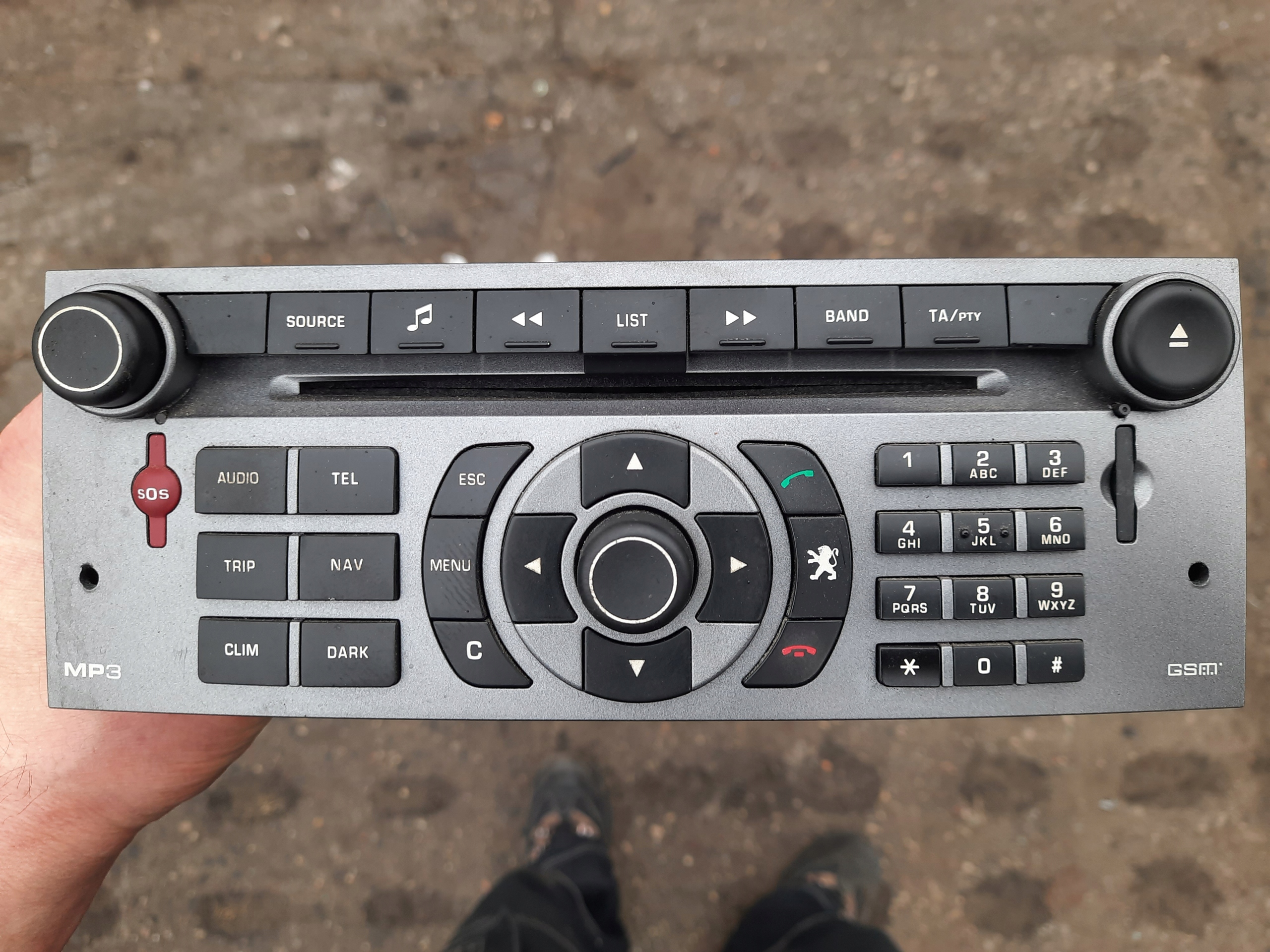 PEUGEOT 407 RADIO RT3-N3-10 96632912XF 96632912XF za 375 zł z Toruń ...