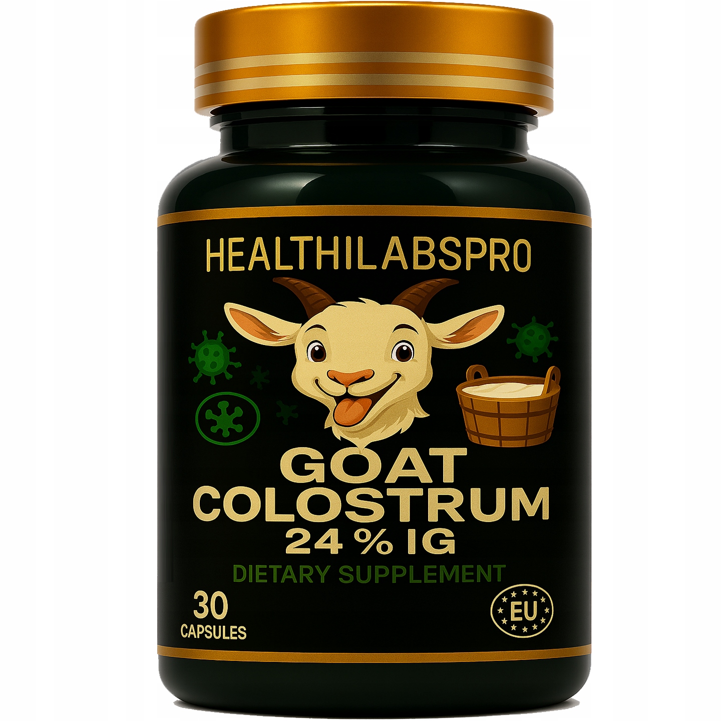 Colostrum Kozie - Prawdziwe Kolostrum kozie 30 kapsułek po 500 mg ...