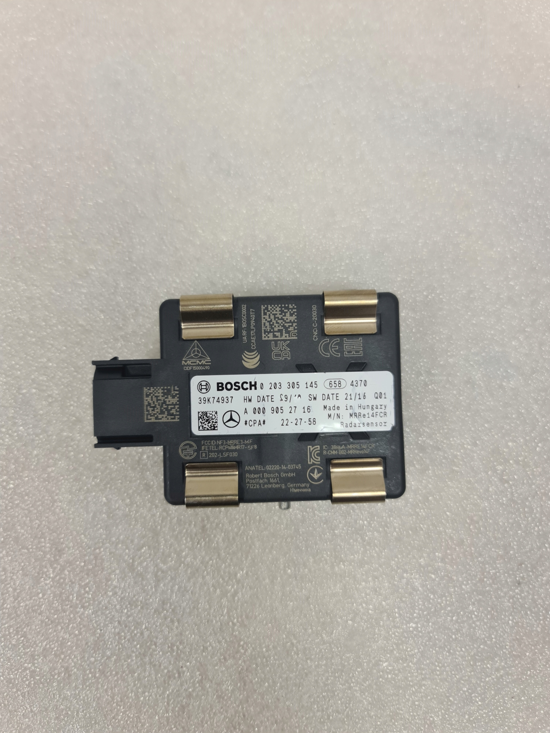 Radar Distronic Mercedes A0009052716 W205 W223 A0009052716 za 799 zł z ...