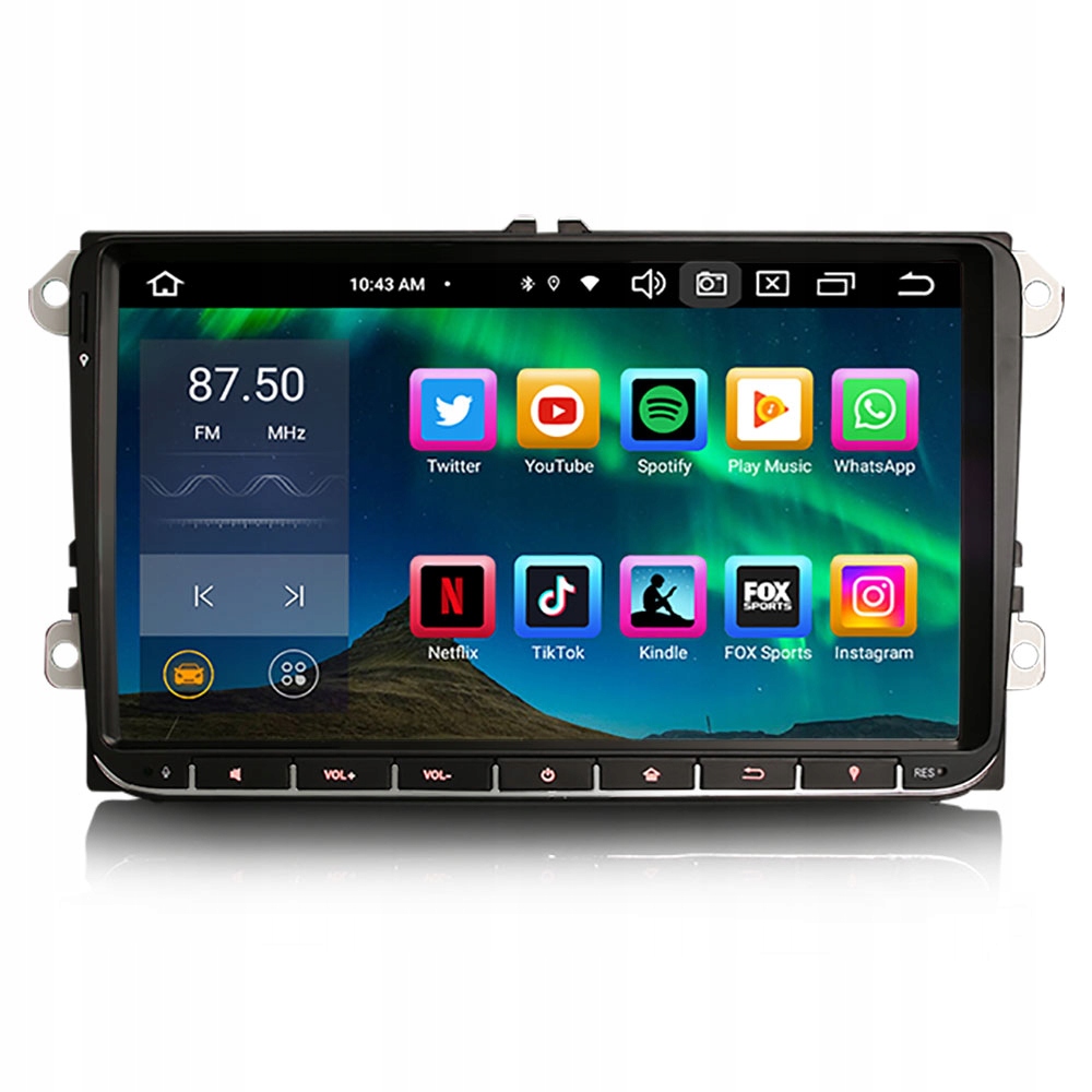 RADIO 2DIN NAVIGACE ANDROID VW TRANSPORTER MULTIVAN T5 4GB DSP CARPLAY LTE za 7795 Kč - Allegro