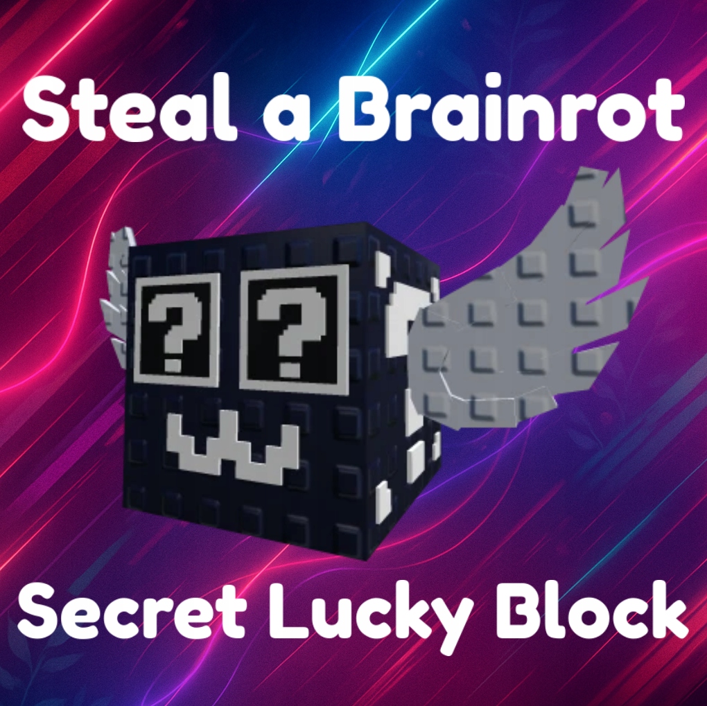 Secret Lucky Block w Steal a Brainrot|Roblox| • Cena, Opinie - Allegro