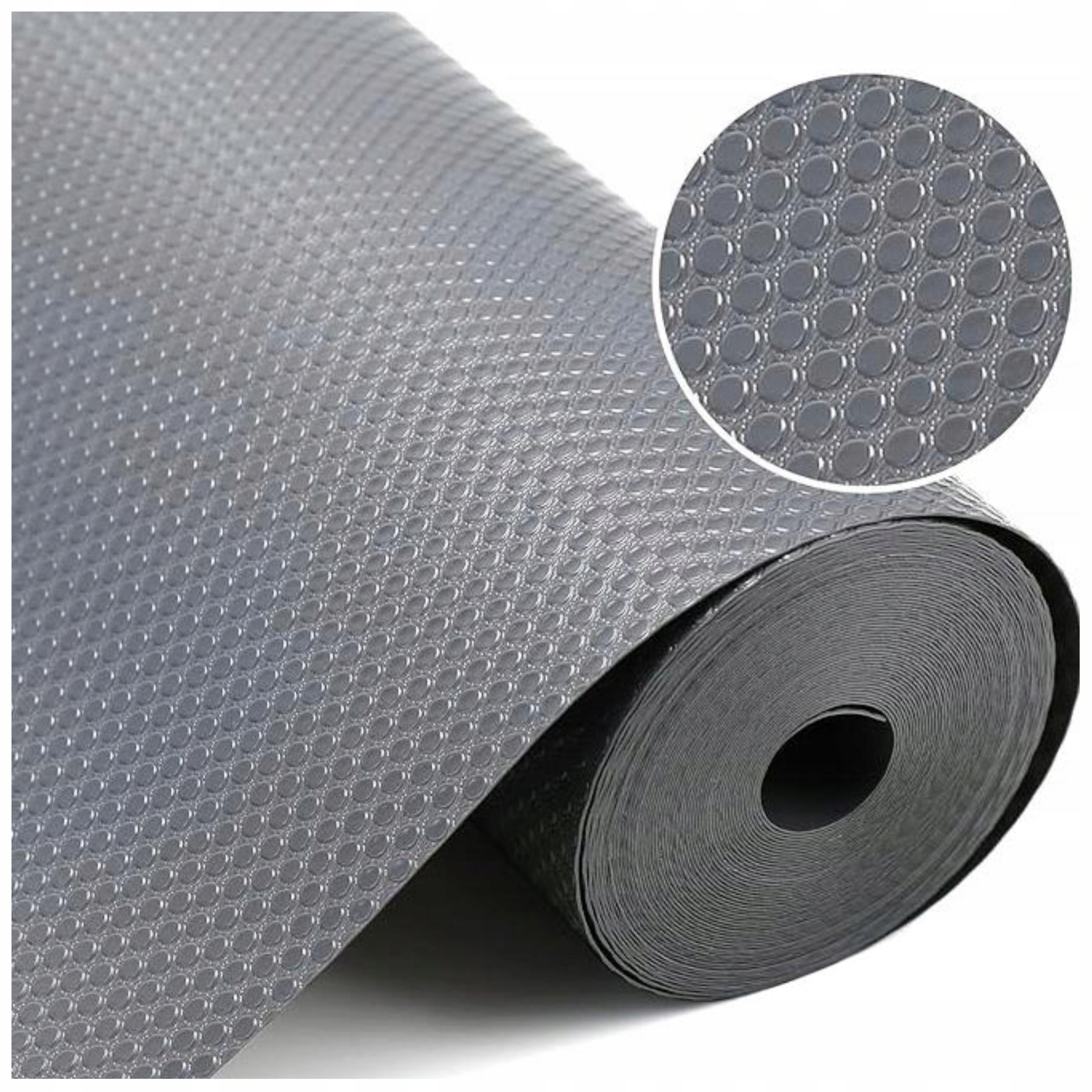 MATA OCHRONNA DO SZUFLAD SZAFEK ANTYPOŚLIZGOWA PLAMOODPORNA SZARA ...