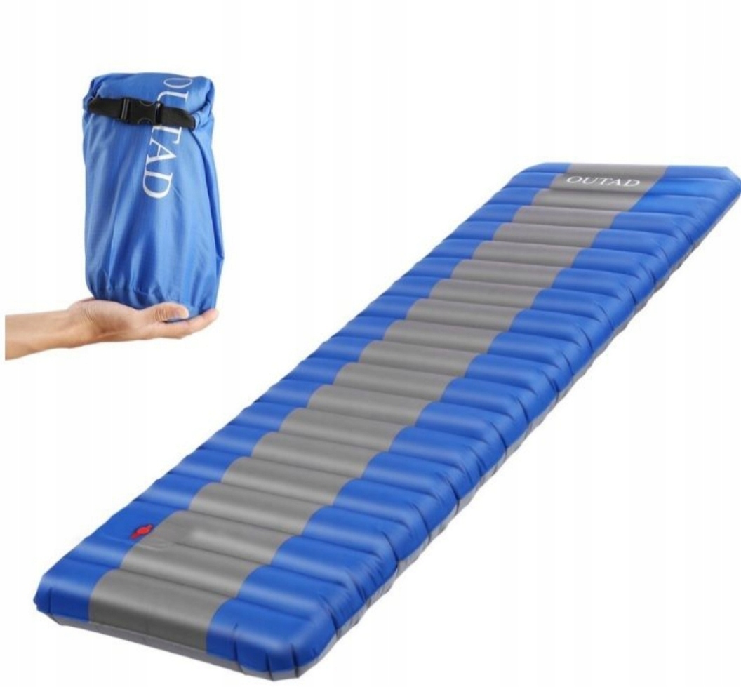 Materac turystyczny z wbudowaną pompką outad - 4065068203424 ...