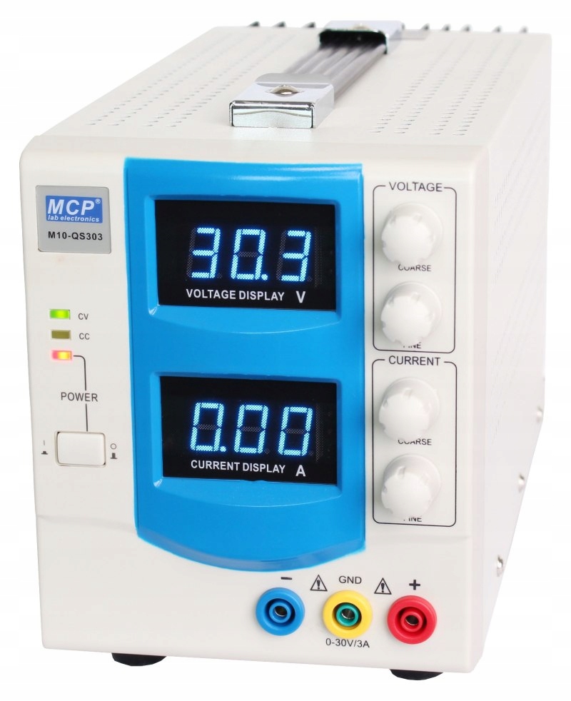 Zasilacz lab QS303 30V/3A DC do pracy ciągłej MCP - Sklep, Opinie, Cena ...