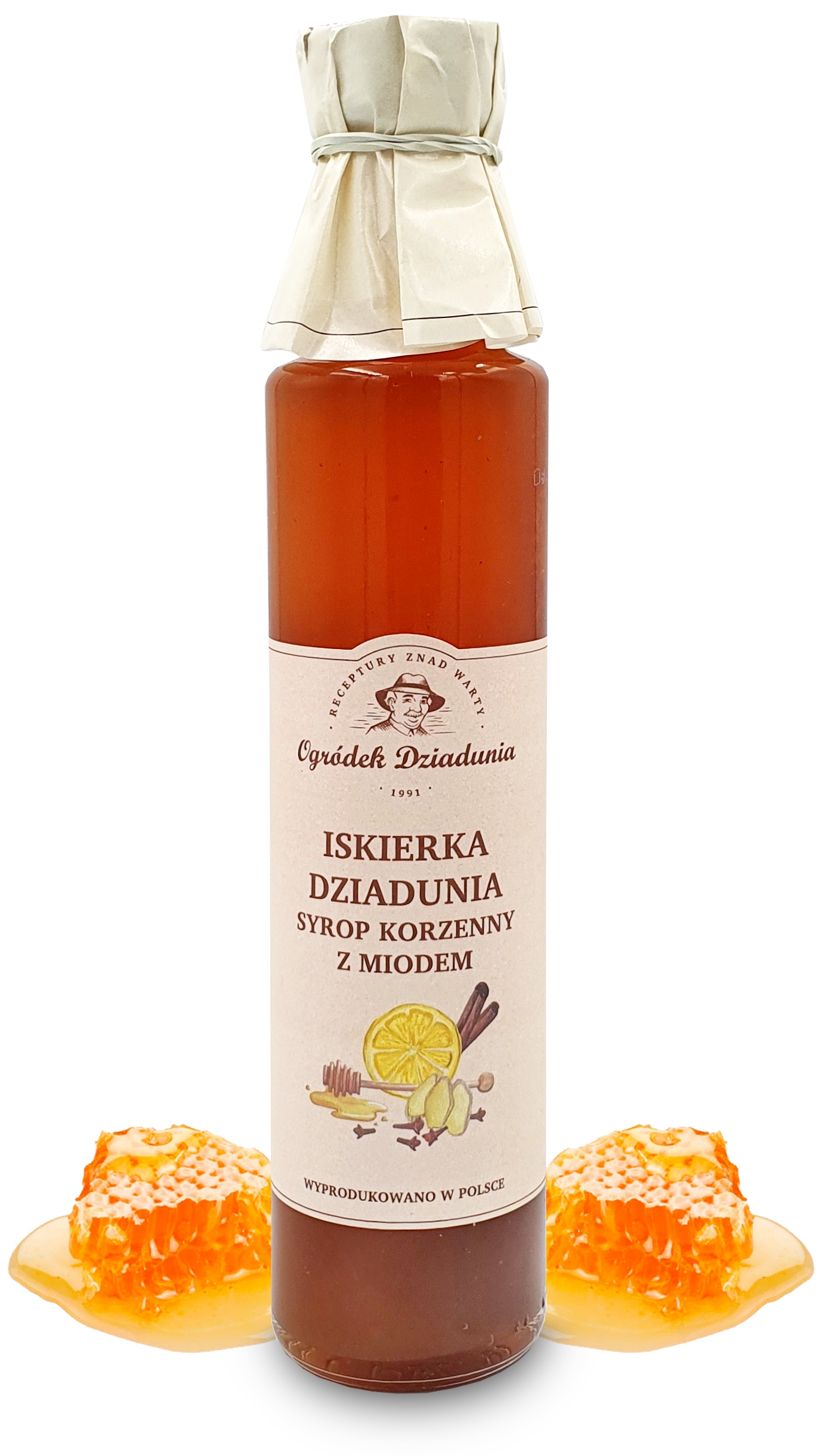 SYROP KORZENNY Z MIODEM ROZGRZEWAJĄCY DO HERBATY (5907631202665) • Cena ...