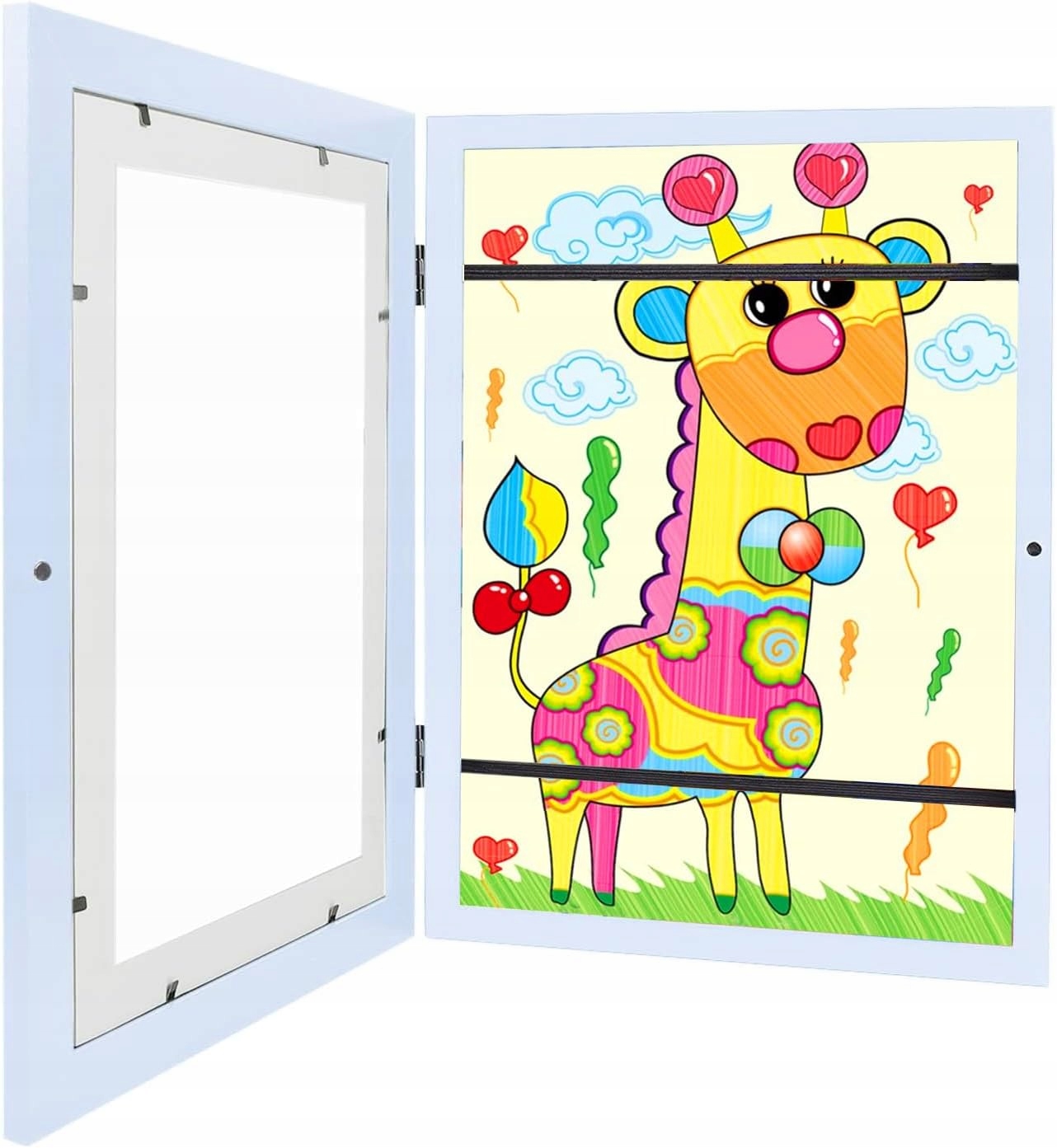 RAMKA ARTYSTYCZNA NA RYSUNKI DZIECI A4 OTWIERANA NA OBRAZKI ZDJĘCIA ...