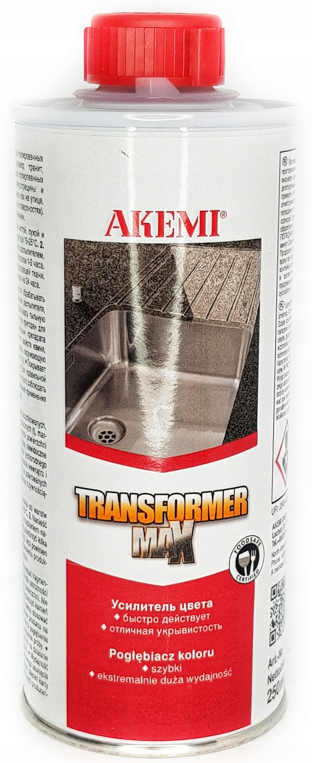 AKEMI TRANSFORMER MAX POGŁĘBIACZ KOLORU 250ML (12042) • Cena, Opinie • Chemia profesjonalna ...