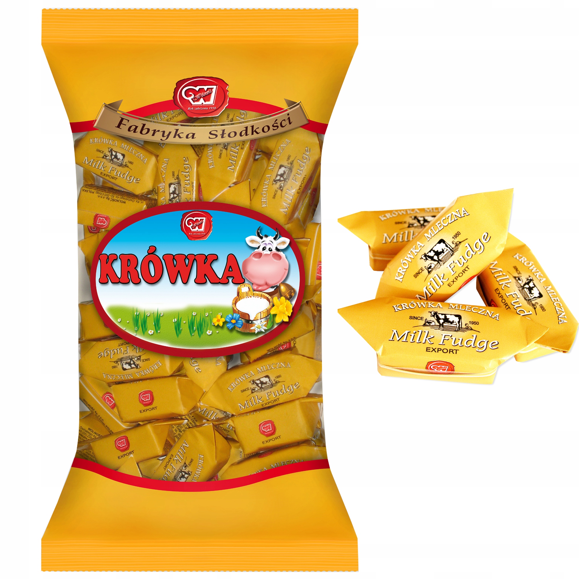 Krówka mleczna krówki cukierki degustacyjne 1kg 1000g krówki Export ...