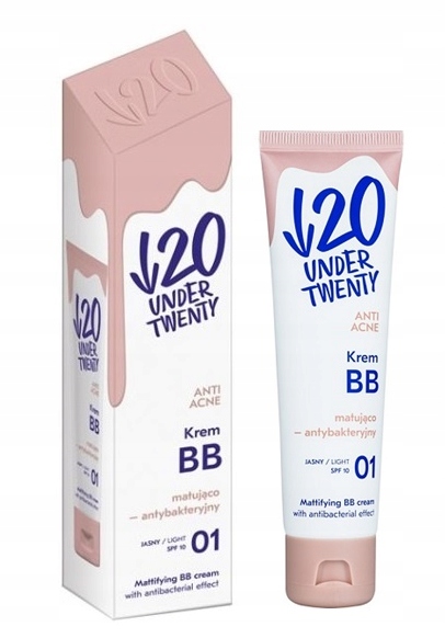 UNDER TWENTY MATUJĄCY KREM BB KWAS HIALURONOWY 01 (5900717505636 ...