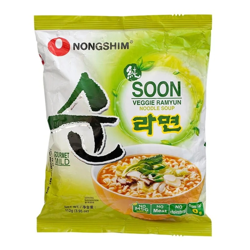 Makaron instant Soon Veggie Ramyun marki Nongshim 112g (8801043022705 ...
