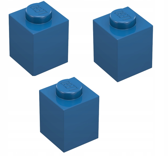 Lego 3005 300523 niebieski cegła belka 1x1 BOX9 12362068696 - Allegro.pl