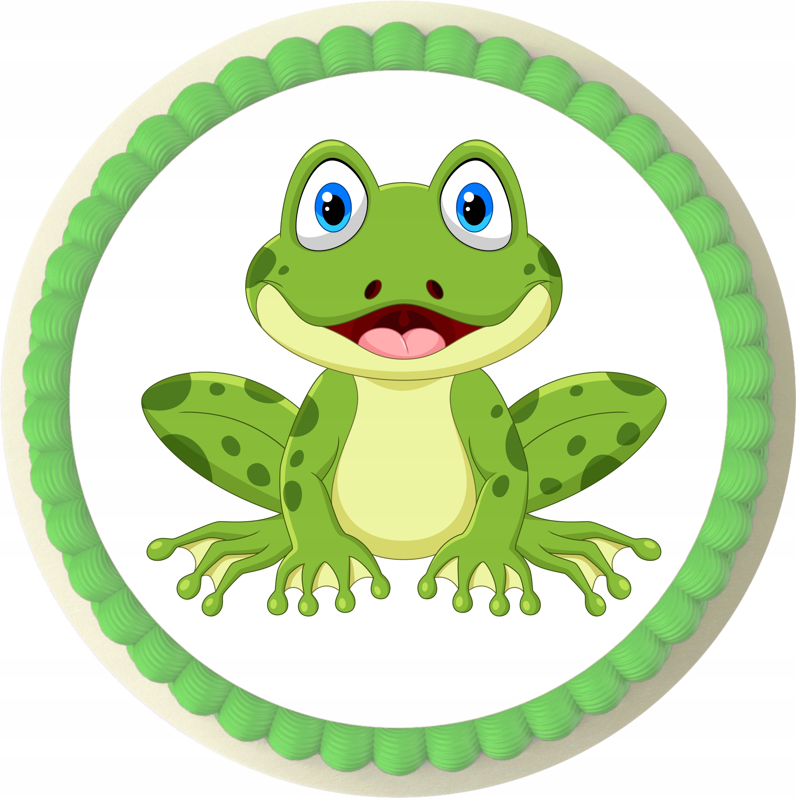 OPŁATEK OBRAZEK TORT ŻABA ŻABKA ŻABY PŁAZY ROPUCHY • Cena, Opinie ...