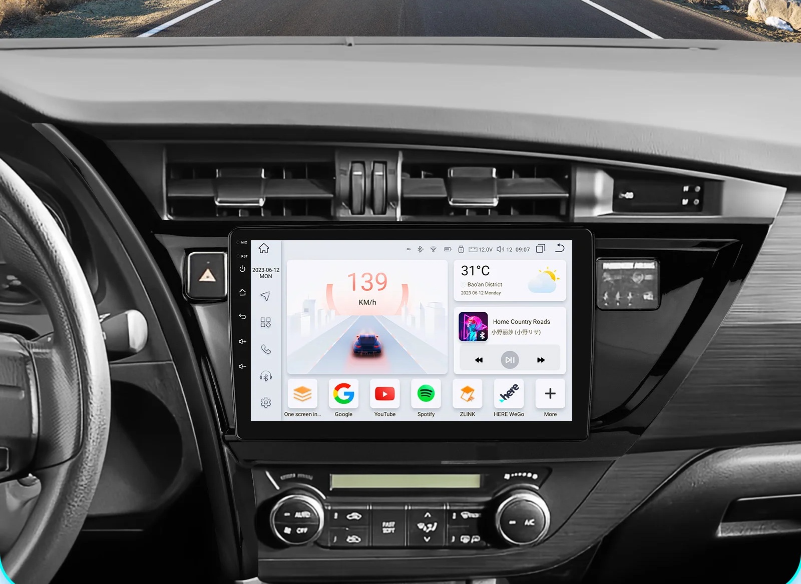 Carplay Radio FM RDS DAB+ Android WiFi 4G GPS USB Toyota Corolla, Auris ...