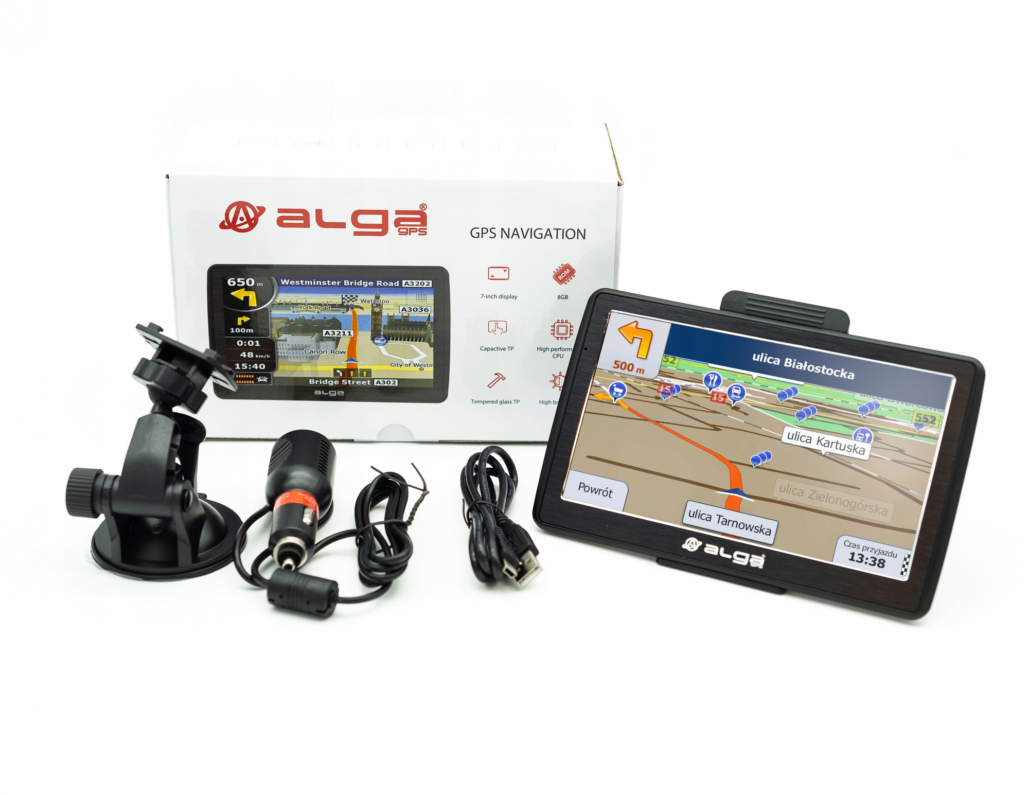 ALGA SEVEN PRO-512 RAM, iGO PRIMO Q2 2025, Nawigacja GPS TIR, Osobowe ...
