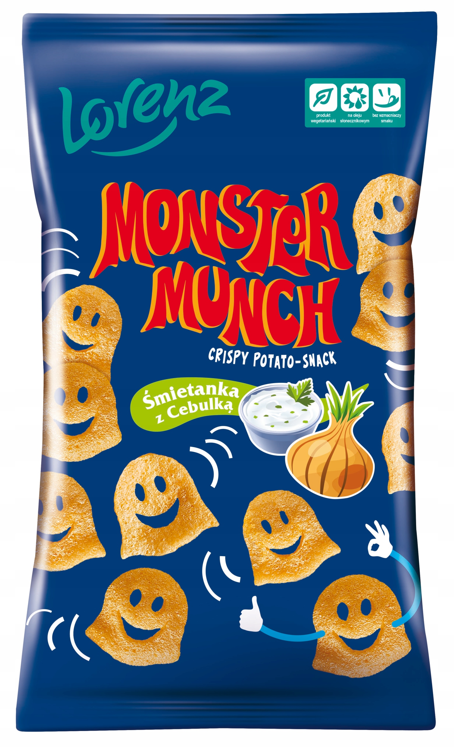 Chrupki Monster Munch Śmietana z Cebulką 100g (5905187005808) • Cena ...