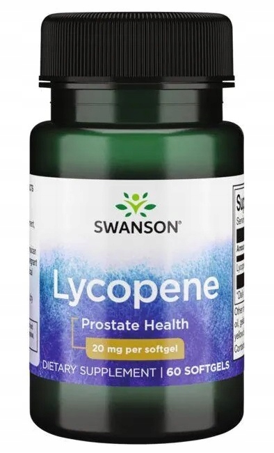 SWANSON LYCOPENE LIKOPEN 20mg 60k PROSTATA UKŁAD SERCOWO-NACZYNIOWY ...