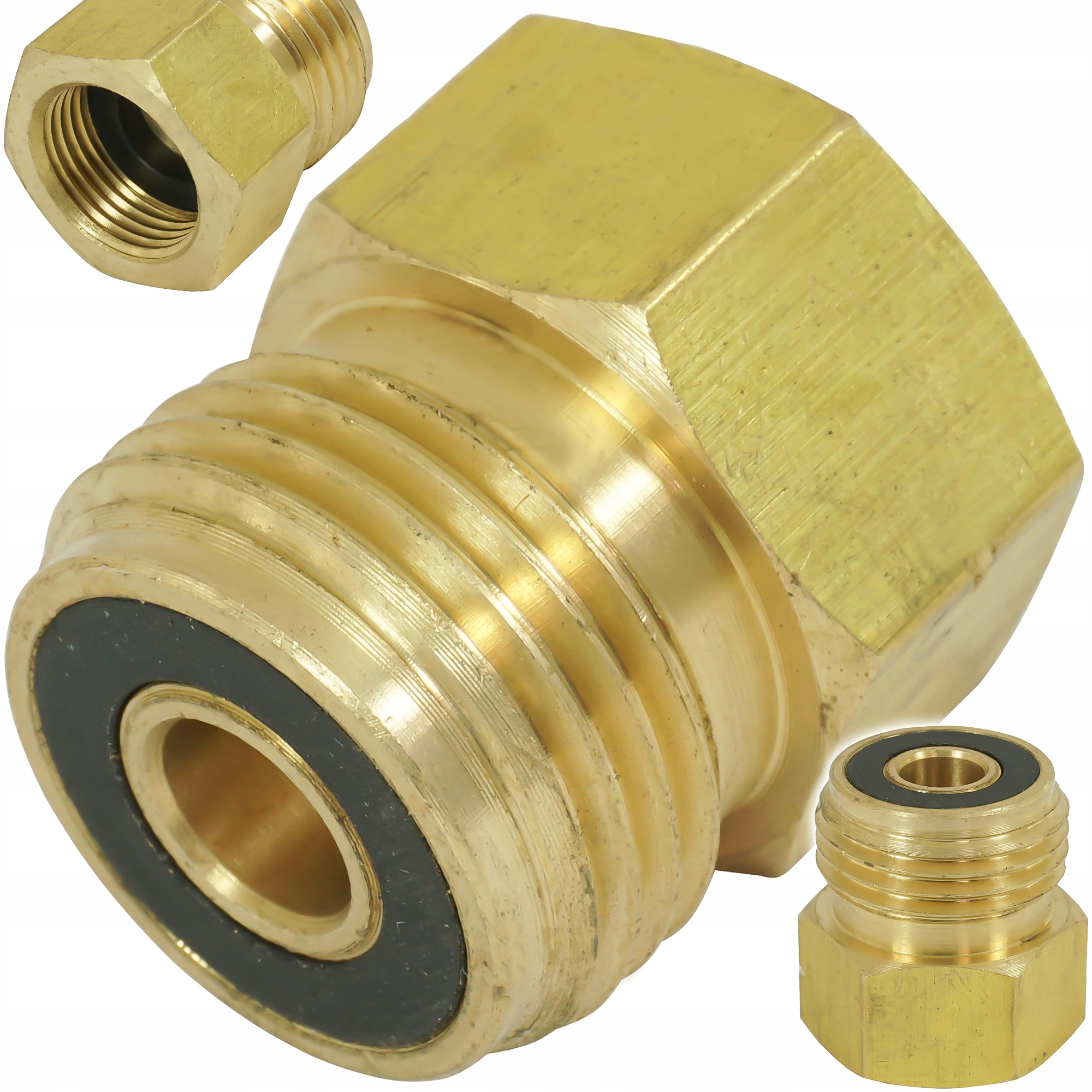 ADAPTER DO BUTLI GAZOWYCH REDUKCJA PRZEJŚCIE PRZEJŚCIÓWKA DO GAZU 1/2 3/8 - V07460 - 14990975738 ...