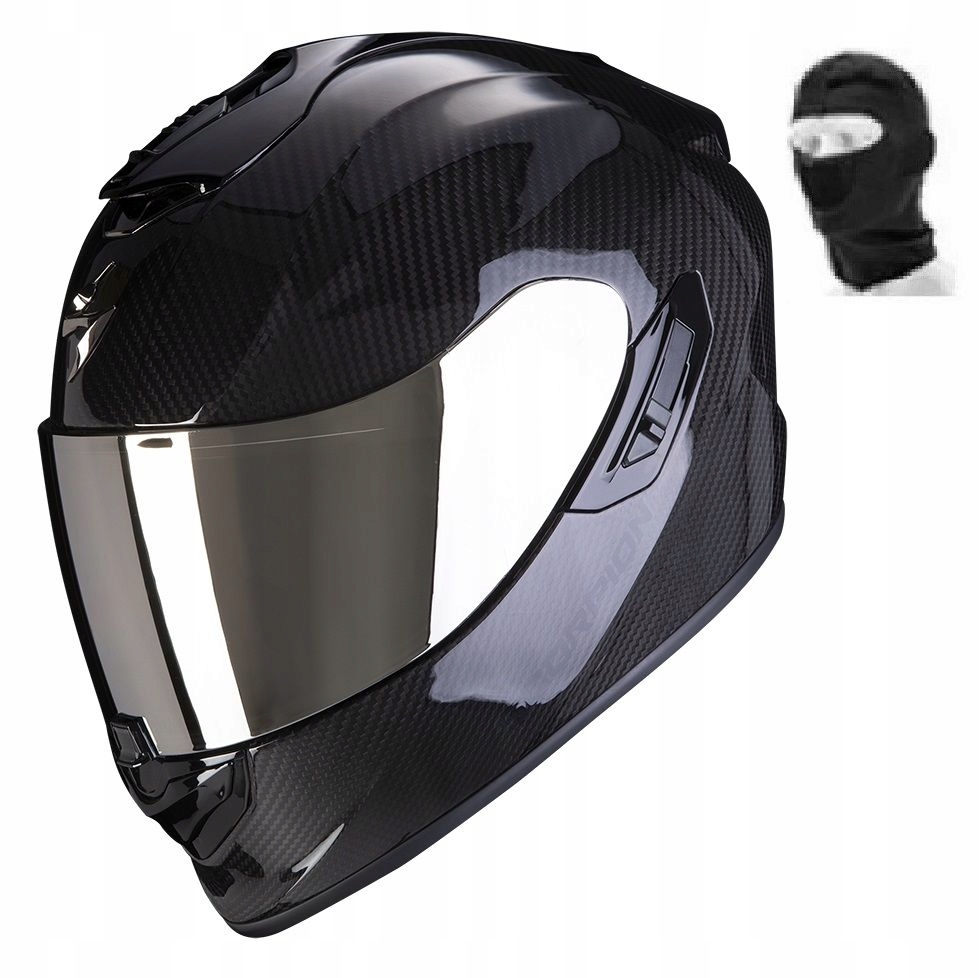 SCORPION EXO-1400 EVO II Carbon Air Fekete bukósisak, (3701629100450) • Ár, Vélemények - Allegro