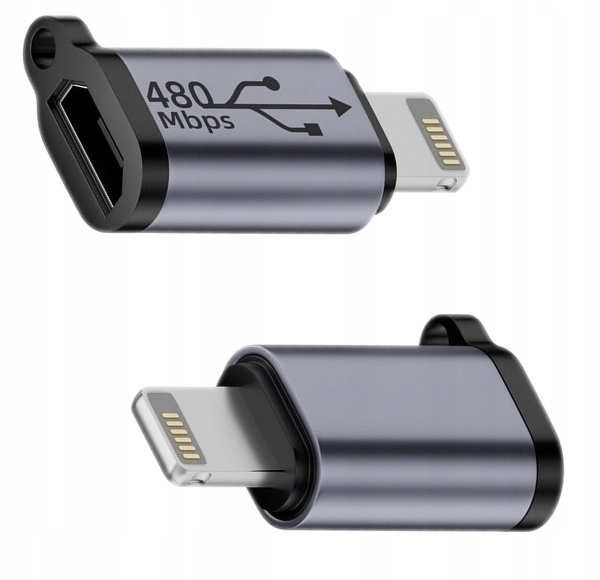ADAPTER PRZEJŚCIÓWKA Z KABLA MICRO-USB NA LIGHTNING APPLE IPHONE 18W ...