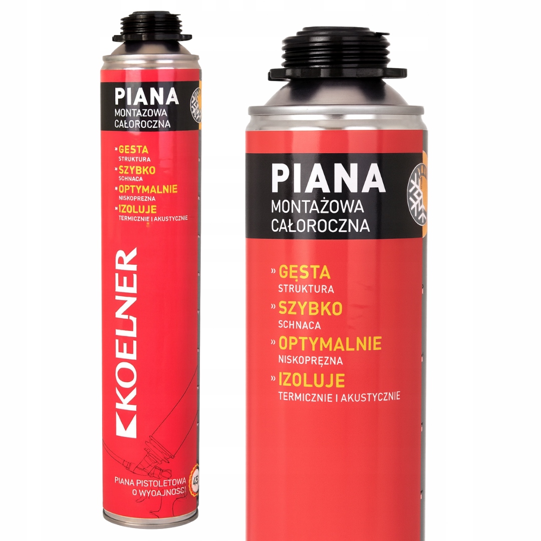 PIANKA PIANA MONTAŻOWA KOELNER PISTOLETOWA 750ml (5906675143392) • Cena, Opinie • Piana ...