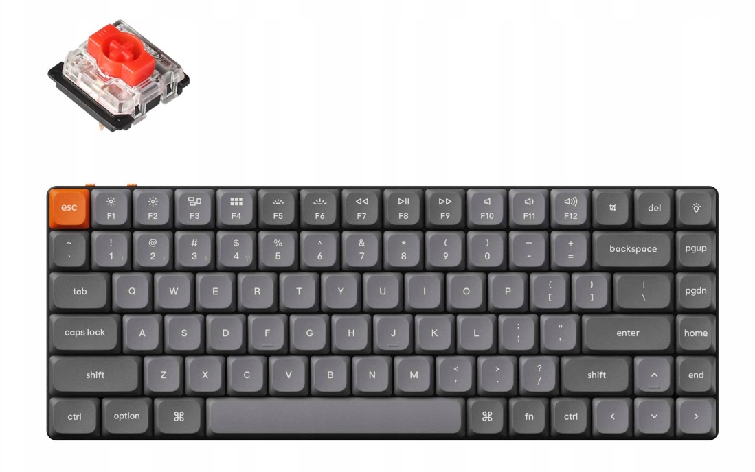 Keychron K3 Max Low Profile Gateron Red Win/MacOS RGB 75% - Sklep ...