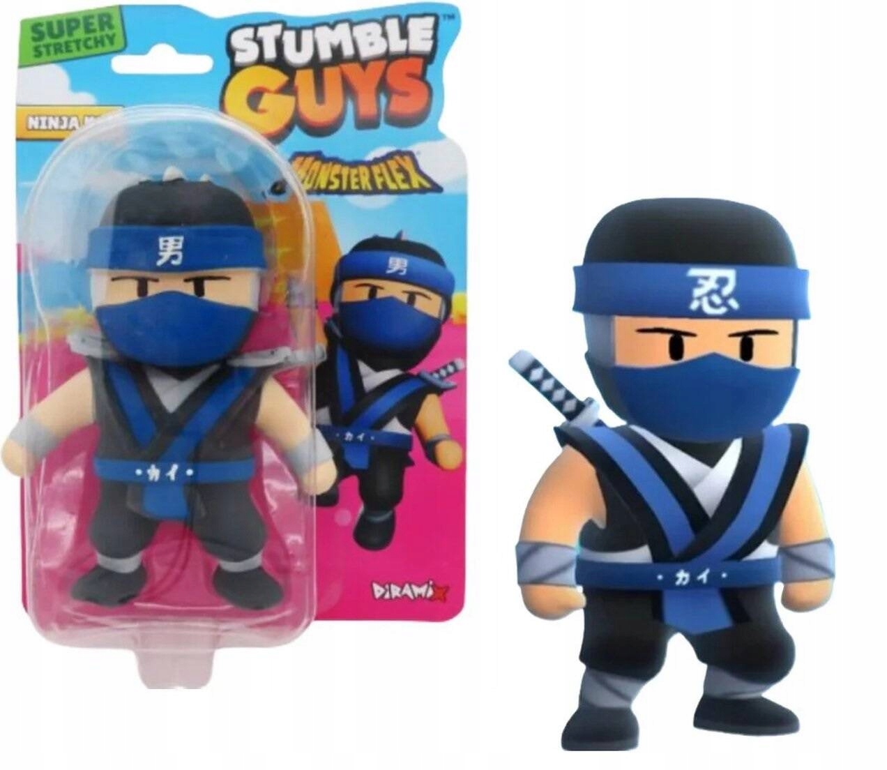 STUMBLE GUYS MONSTER FLEX ROZCIĄGLIWE GUMOWE FIGURKI NINJA KAI ...