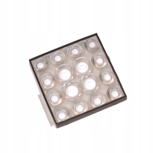 LED puzdro Zostava šošoviek pre LED osvetlenie 49.7x49.5mm Kolimátor ...