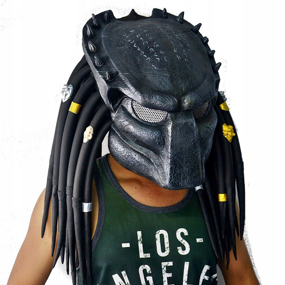 Halloweenowa maska Cosplay Predator dla mężczyzn 12701858275 - Allegro.pl