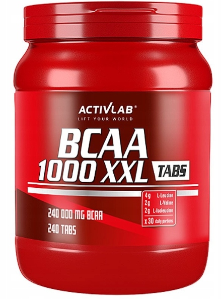 Tabletki BCAA 1000 XXL Activlab 336 g naturalny - 5907368827827 - 13313170299 - Allegro