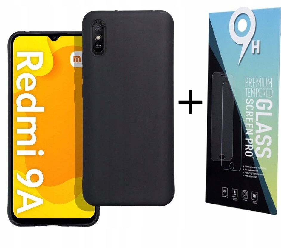 DO XIAOMI REDMI 9A 9AT ETUI ULTRA MAT CASE + SZKŁO - Sklep, Opinie, Cena w Allegro.pl