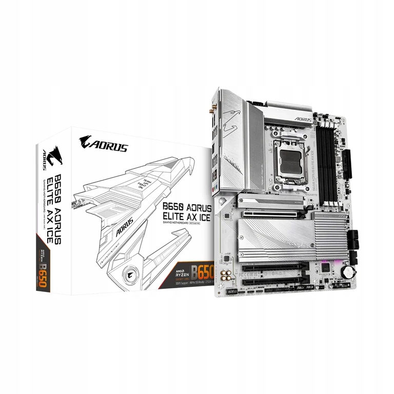 Płyta główna GIGABYTE B650 AORUS Elite AX ICE Socket AM5 w Warszawa ...