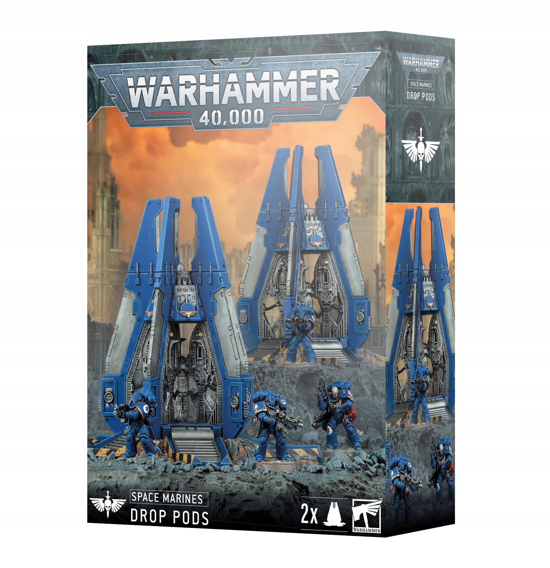 WARHAMMER 40K - SPACE MARINE DROP PODS - Stan: Nowy 219.95PLN - Sklepy ...