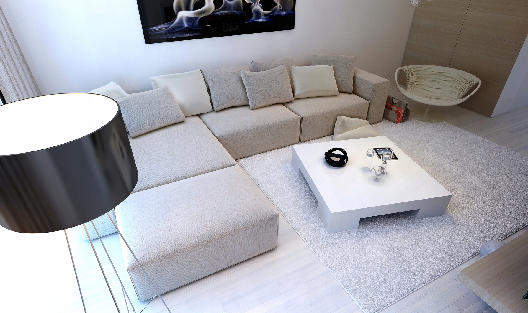 Prawa rogówka modułowa rozkładana z funkcją spania SENSEI ...