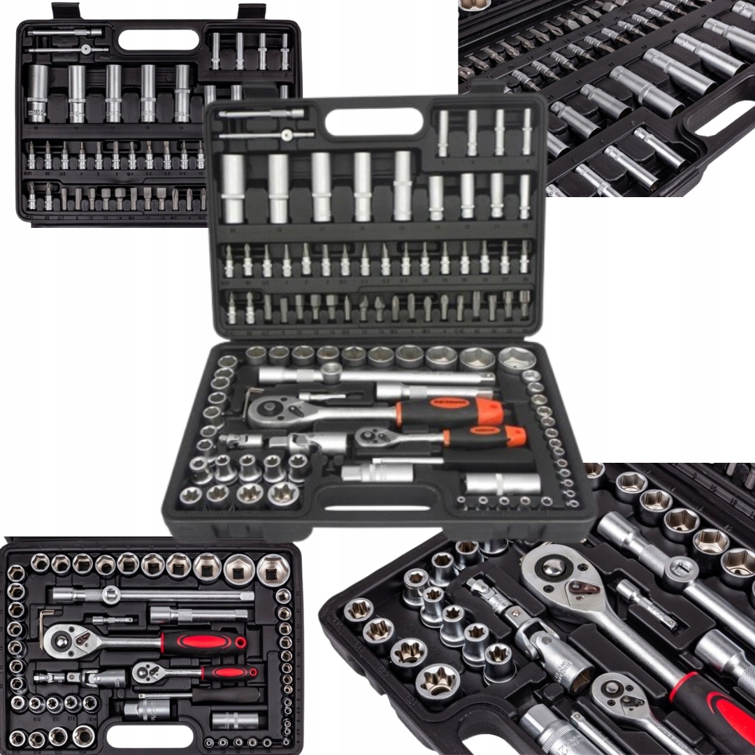 ZESTAW KLUCZY NASADOWYCH KLUCZE NASADOWE BITY TORX NARZEDZIOWY 108 EL 5904734446132 za 199.90PLN ...