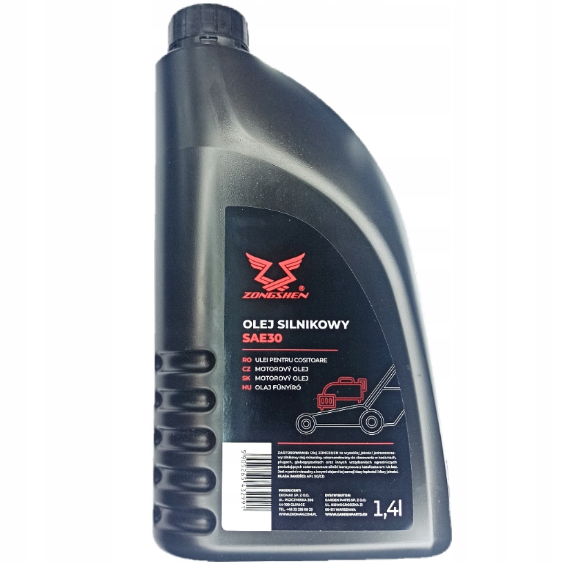 OLEJ SILNIKOWY SAE 30 MINERALNY KLASA API SG/CD 4T 1,4L 1400ml ORYGINAŁ ...