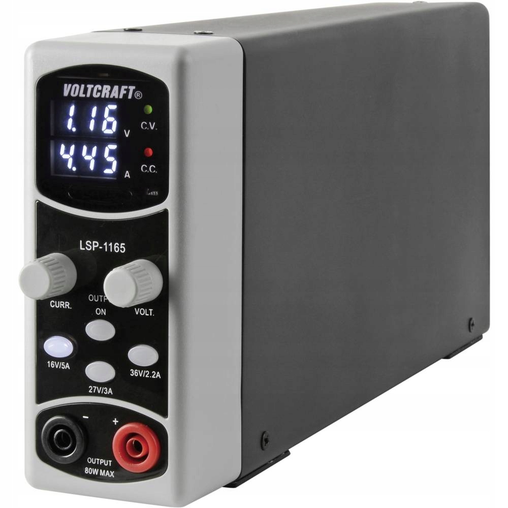 Zasilacz laboratoryjny Voltcraft LSP-1165 80 W - Sklep, Opinie, Cena w ...