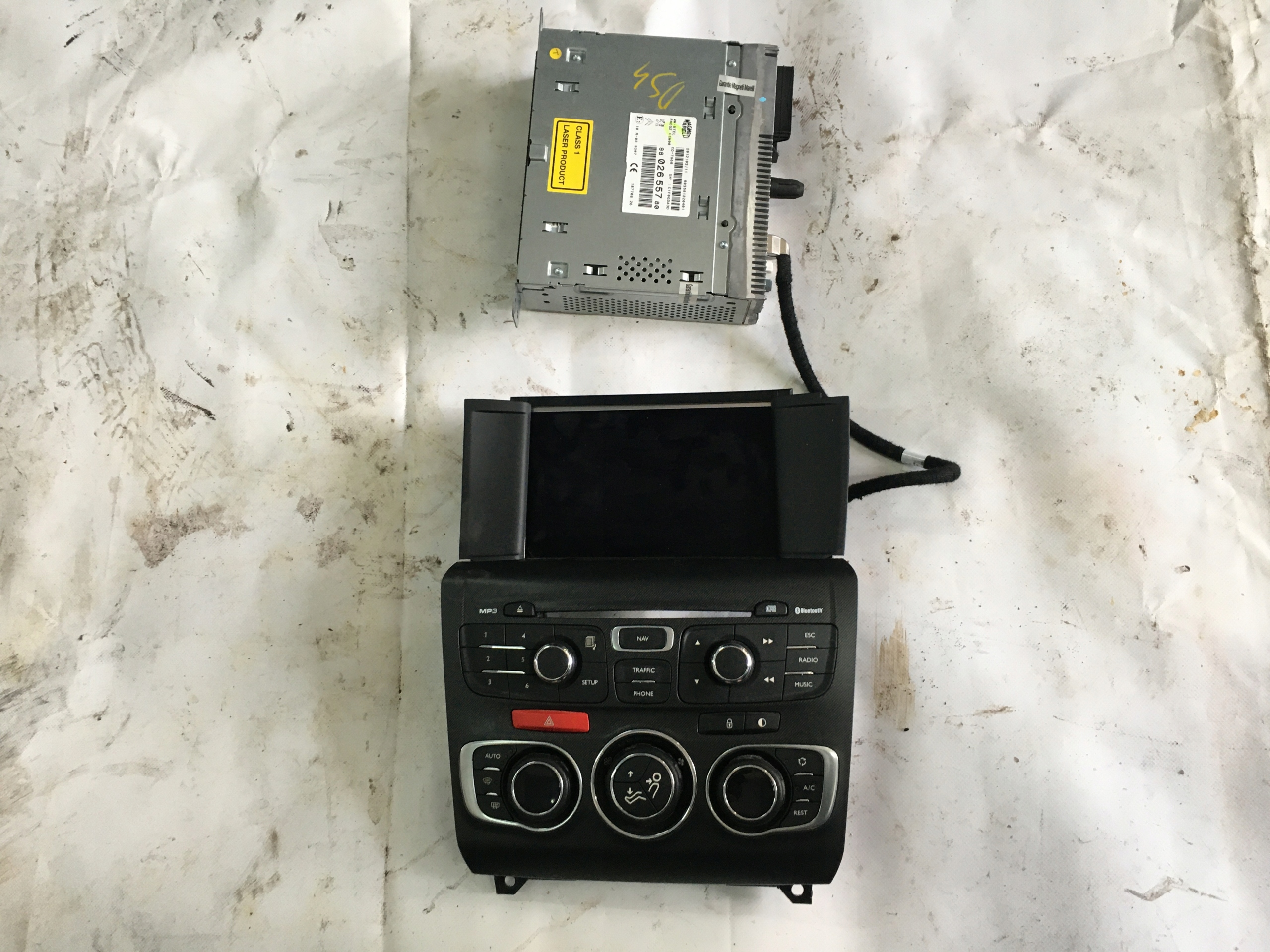 RADIO NAVI Z WYŚWIETLACZEM CITROEN C4 II B7 KPL 9802655780 za 1150 zł z ...