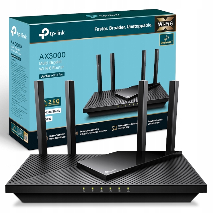 Router TP-Link Archer AX55 Pro 802.11ax (Wi-Fi 6) - Sklep, Opinie, Cena ...
