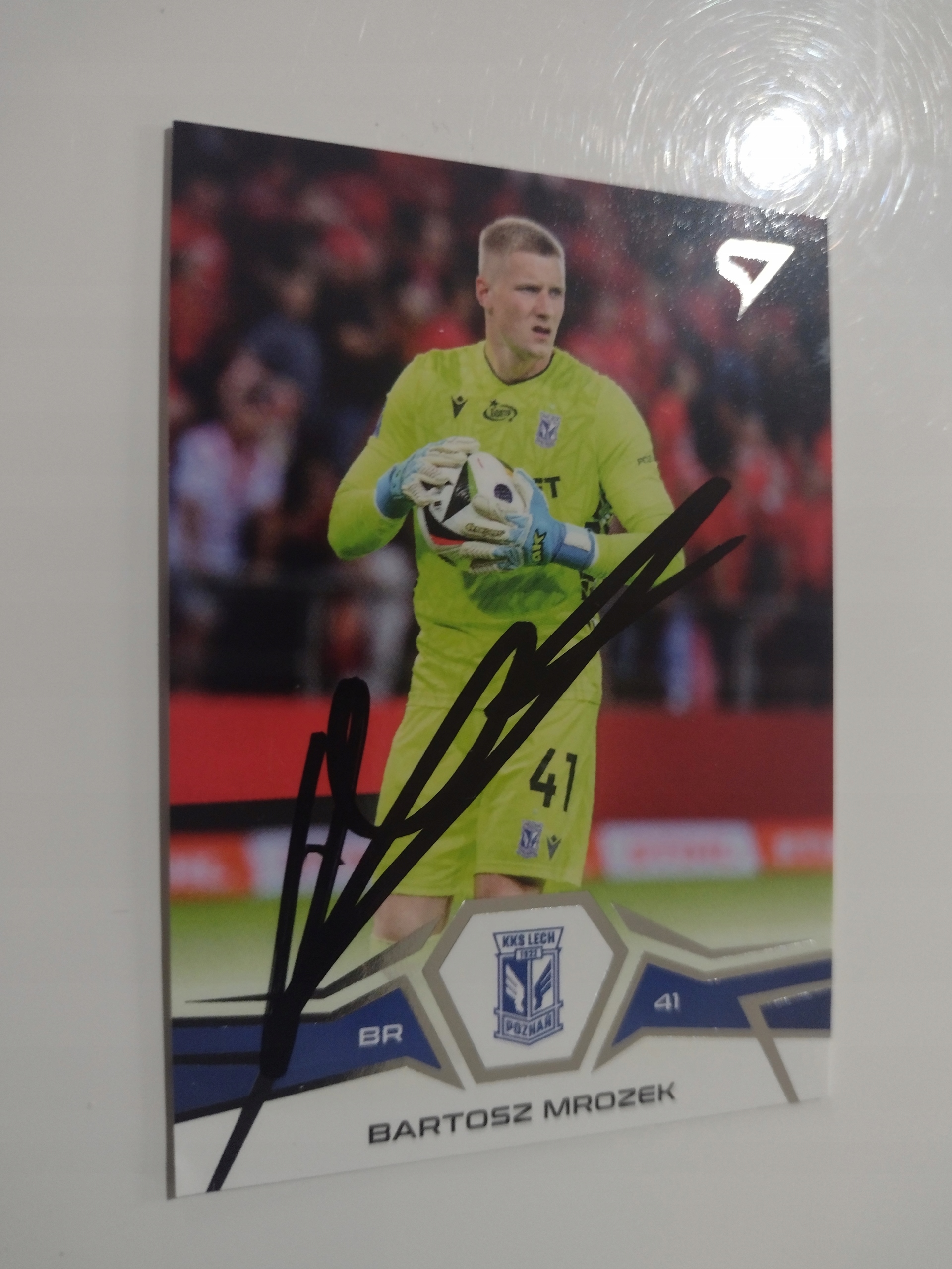 Karta SportZoo autograf Lech Poznań sezon 2024/25 Bartosz Mrozek BR 41 ...