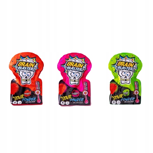 BRAIN BLASTERZ SOUR POWDER WITH LOLLY DIPPER LIZAK Z KWAŚNYM PROSZKIEM ...