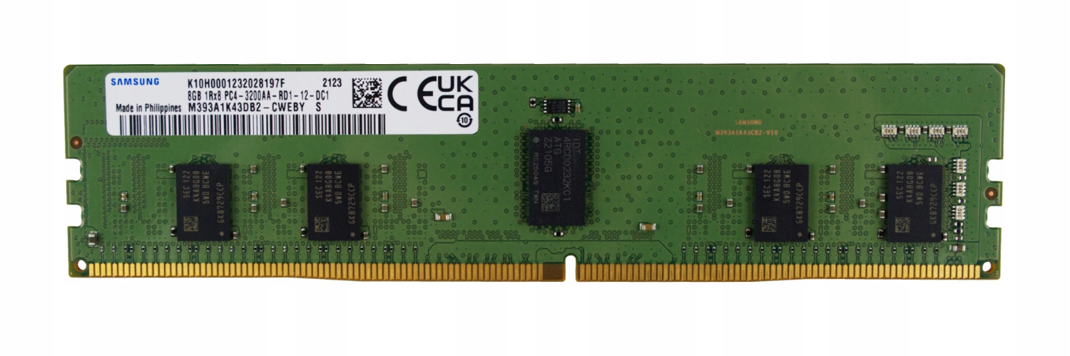 PAMIĘĆ RAM 8GB DDR4 SAMSUNG DIMM 1Rx8 3200 ECC w Brodnica - Sklep ...